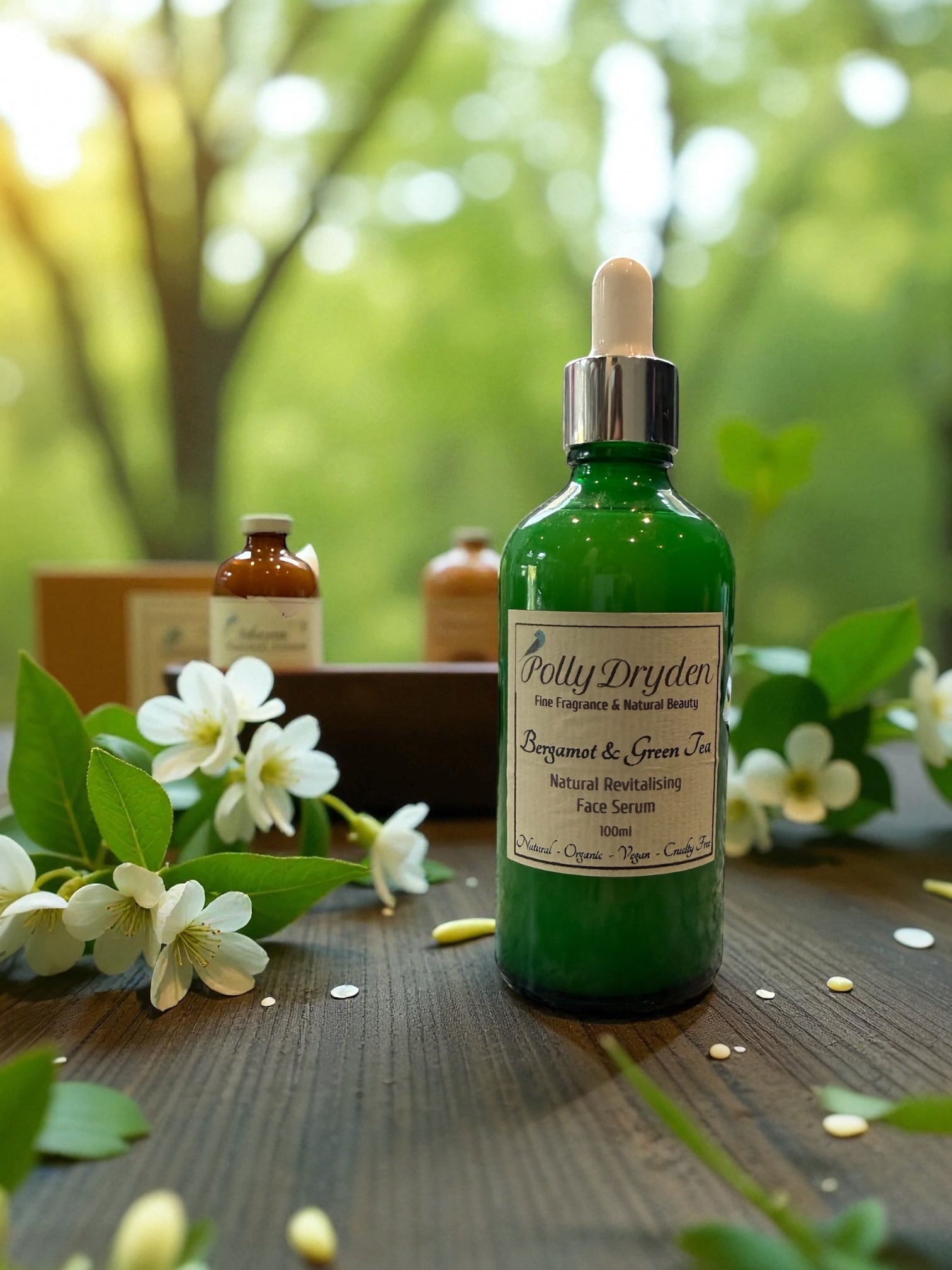 Bergamot & Green Team Natural Revitalising Face Serum- NEW – Polly Dryden
