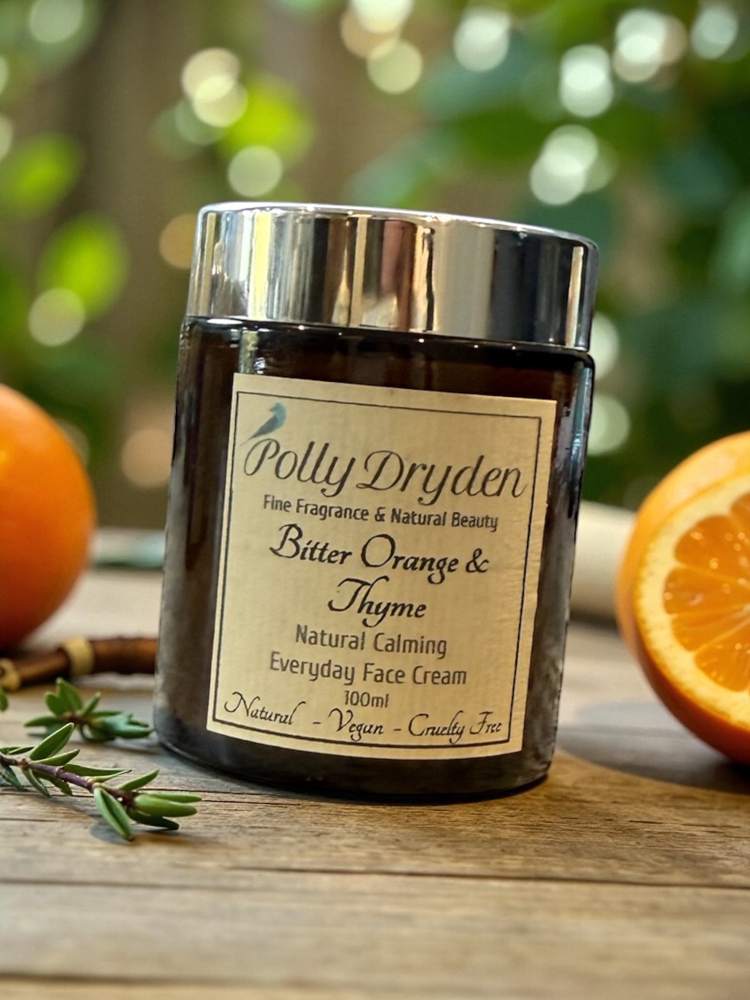 Bitter Orange & Thyme Natural Calming Face Cream - NEW – Polly Dryden